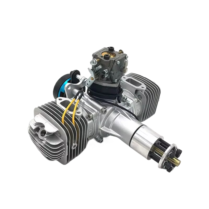 120CC TWIN UAV ENGINE With 14V 80W/180W Alternator Drone Engine Uav ...