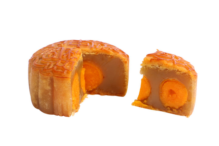 Mooncake Baked Durian Lotus Seed - Lailihong Mooncakes