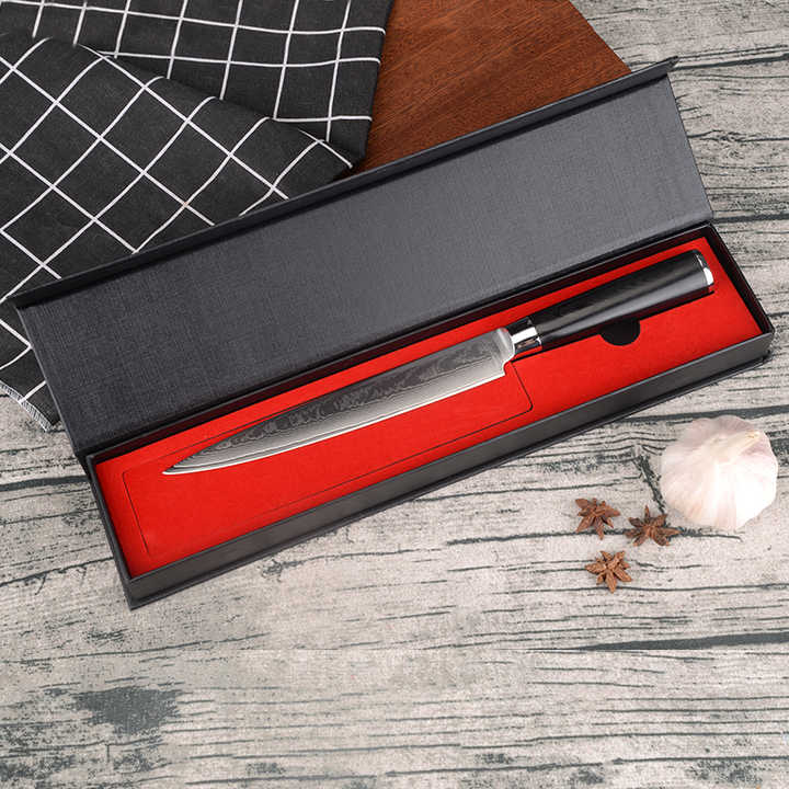 67-Layer Damascus Stainless Steel Kitchen Knife Set with G10 Handle ...