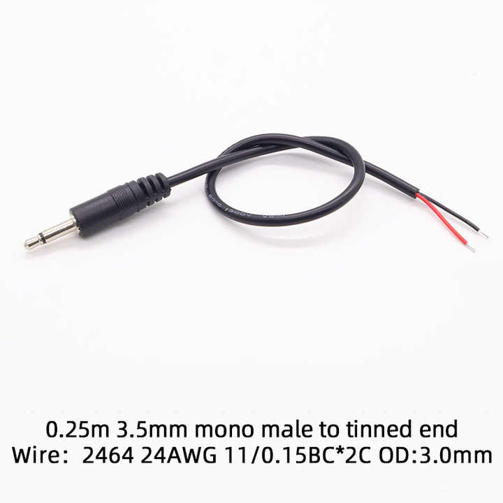 Customized 2.5mm 3.5mm Mono Audio Cables - Reliable Transfer