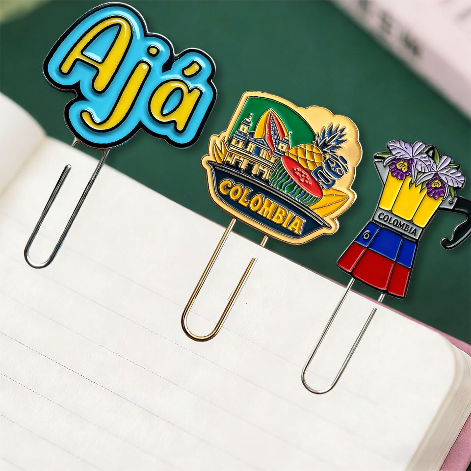 Custom Colombia Landmark Bookmarks Metal Tourist Page Markers Cultural ...