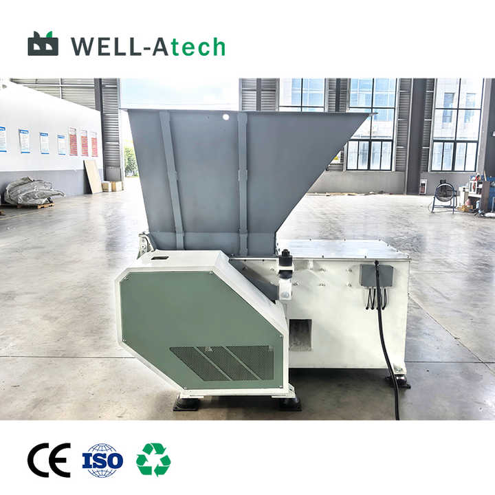 Industrial Automatic Single Shaft Shredder Machine for Textile Waste ...