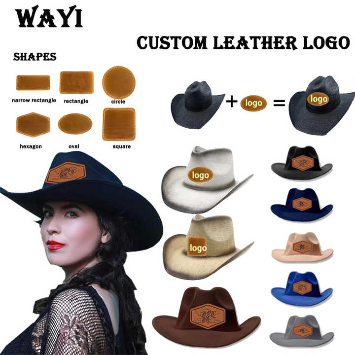 NFR National Finals Rodeo OEM Benutzer definiertes Leder etikett Patch ...