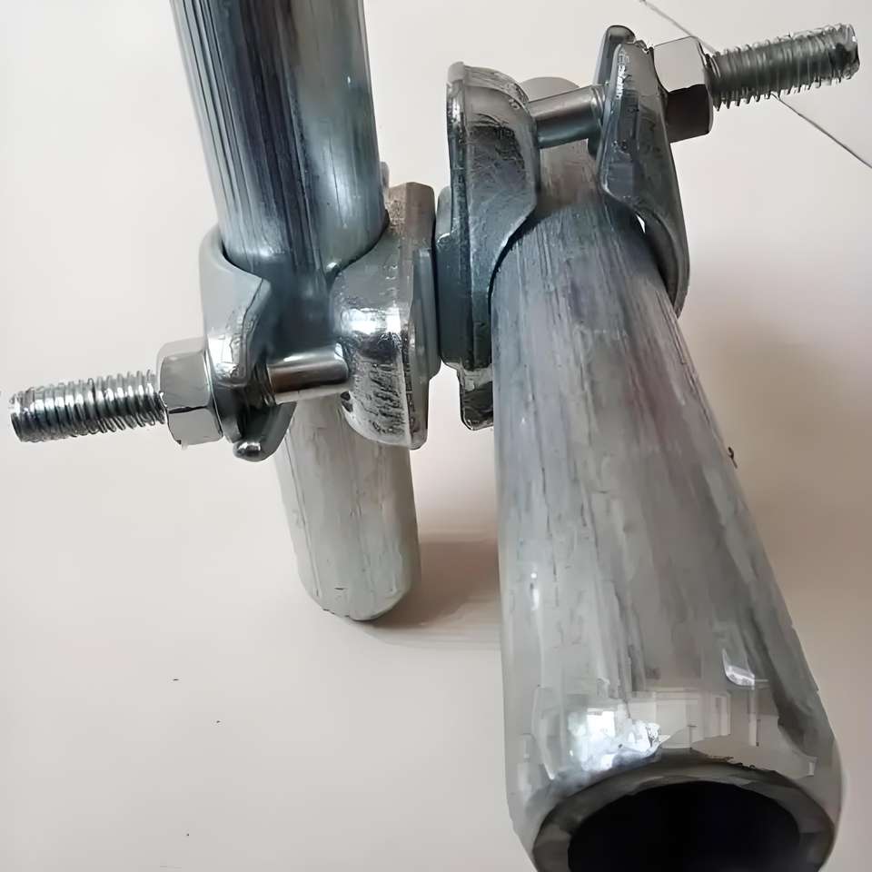 Galvanized Scaffolding Fixed Clamp with Screw Wall Tie Coupler Board ...