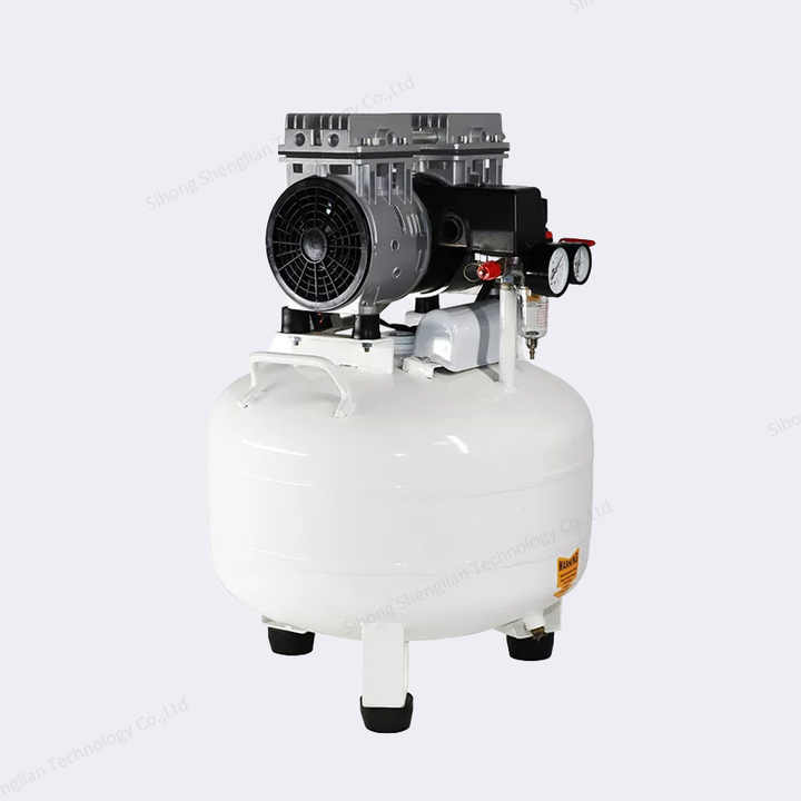 Latest Capacity Tank Silent Mini Air Compressor Machine for Dental ...
