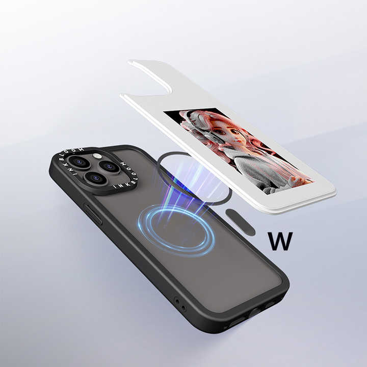 Rk-x11c NFC E-Ink Phone Case for Iphone 13/14 Edition Black