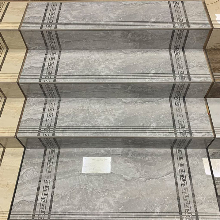 Non Slip Porcelain Staircase Tiles by Parcos - Modern & Durable