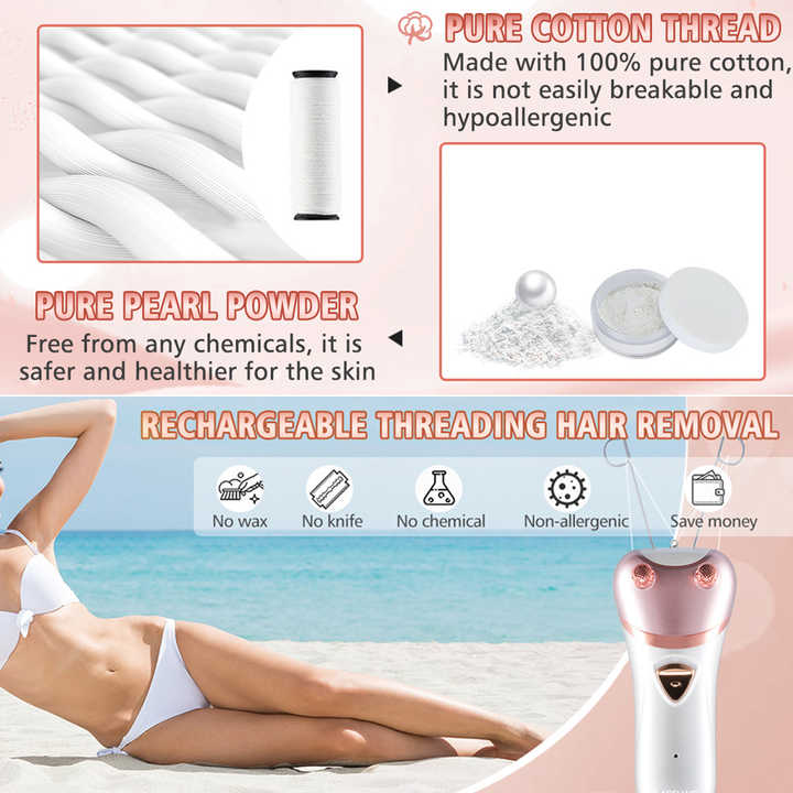 Moehair Automatic Threader Machine Epilator for Women
