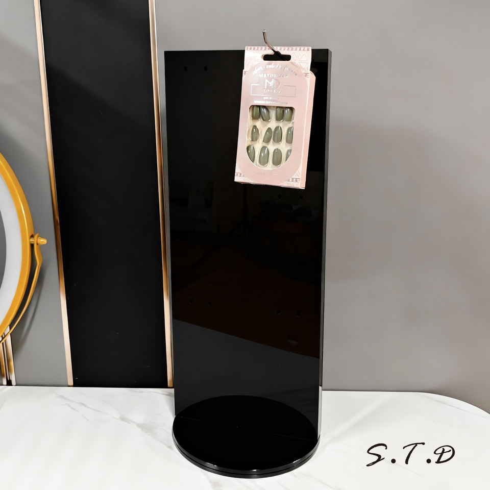 Black Acrylic Rotating Display Stand - for Supermarkets, Retail Stores ...