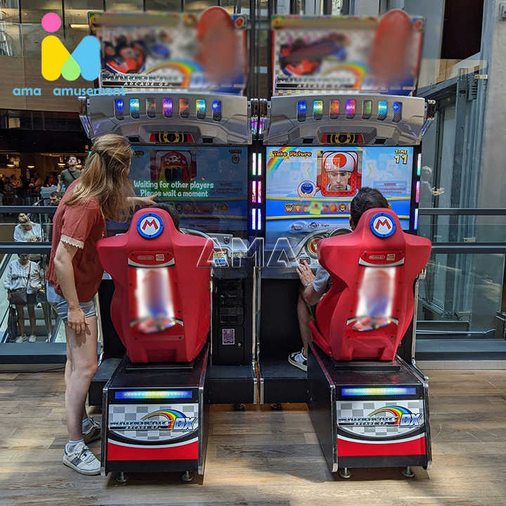 AMA Racing Simulator: 42" LCD Arcade Kart DX Video Coin-Operated Game ...