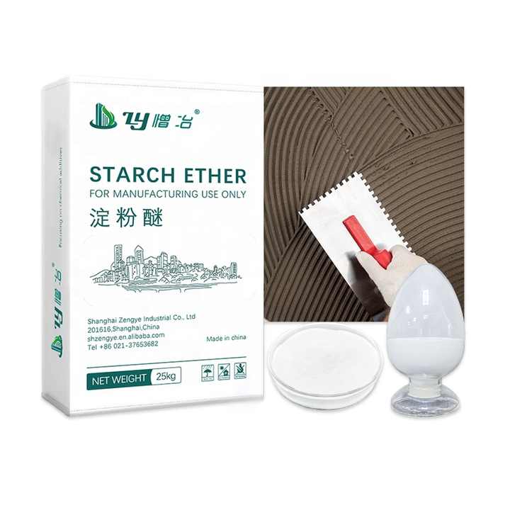 Starch ether Used for tile adhesive Modified Hydroxypropyl Starch Ether ...