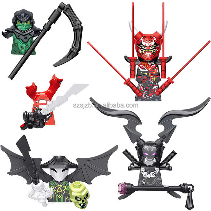 Mr. E Cole Nya Skeleton Wizard Fangdam Snike Lloyd Morro Set Model ...