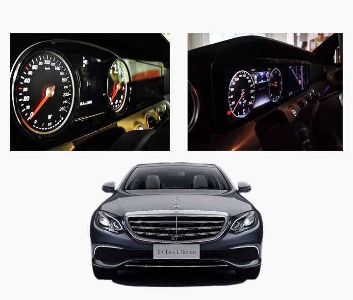 Mercedes-benz W205 W213 LCD Instrument Upgrade - Original Car Fitment