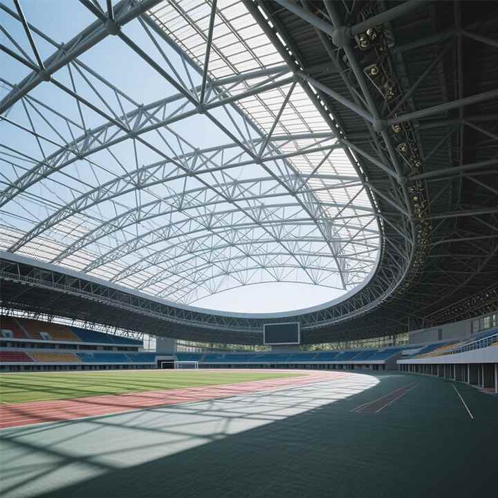 Lightweight Steel Structure Stadium Roof Reduces Stress on Stadium ...