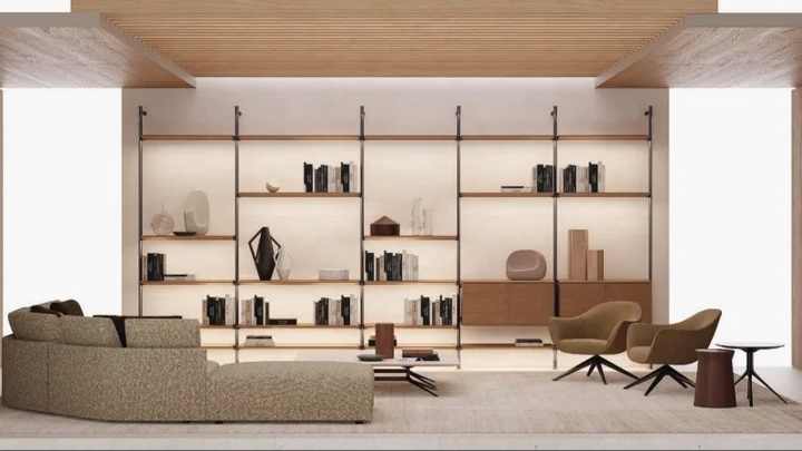 Open Structures Closet Italy Design Aluminum Frame Wardrobe