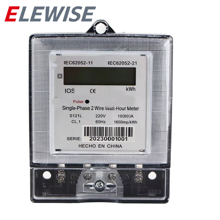 220V 230V10(40)A 50Hz Class 1 Home Use Single Phase Two Line Watt Hour ...