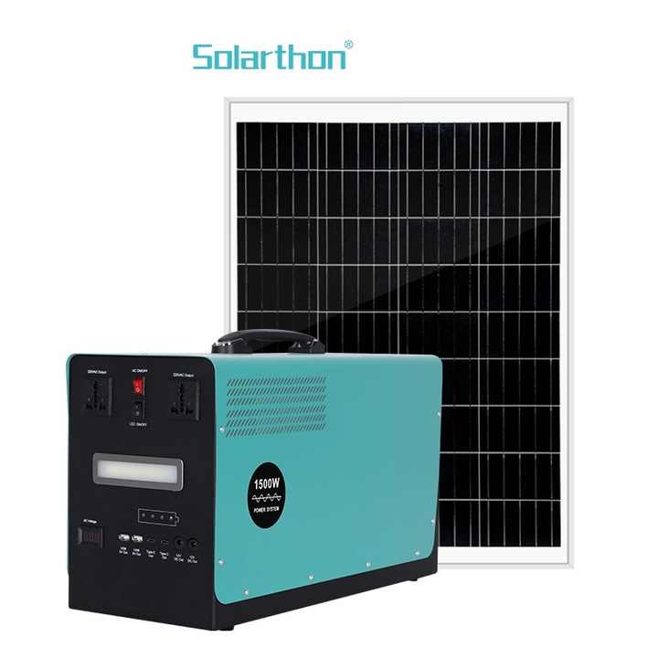 Portable Rechargeable Solar Power Station - 500W AC Output