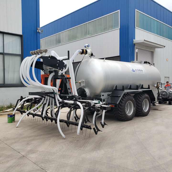 Slurry Tanker with Italian Vacuum Pump Used for Biogas Slurry Spraying ...