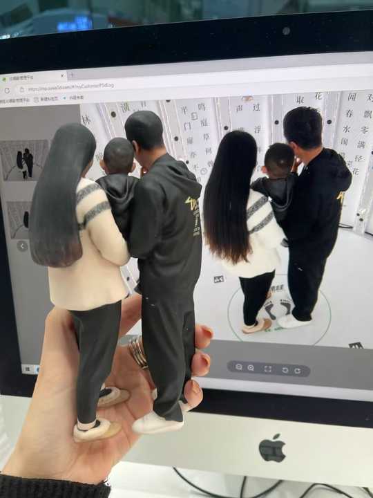 3D Full Body Human Portrait Rotating Scanner for Figurines