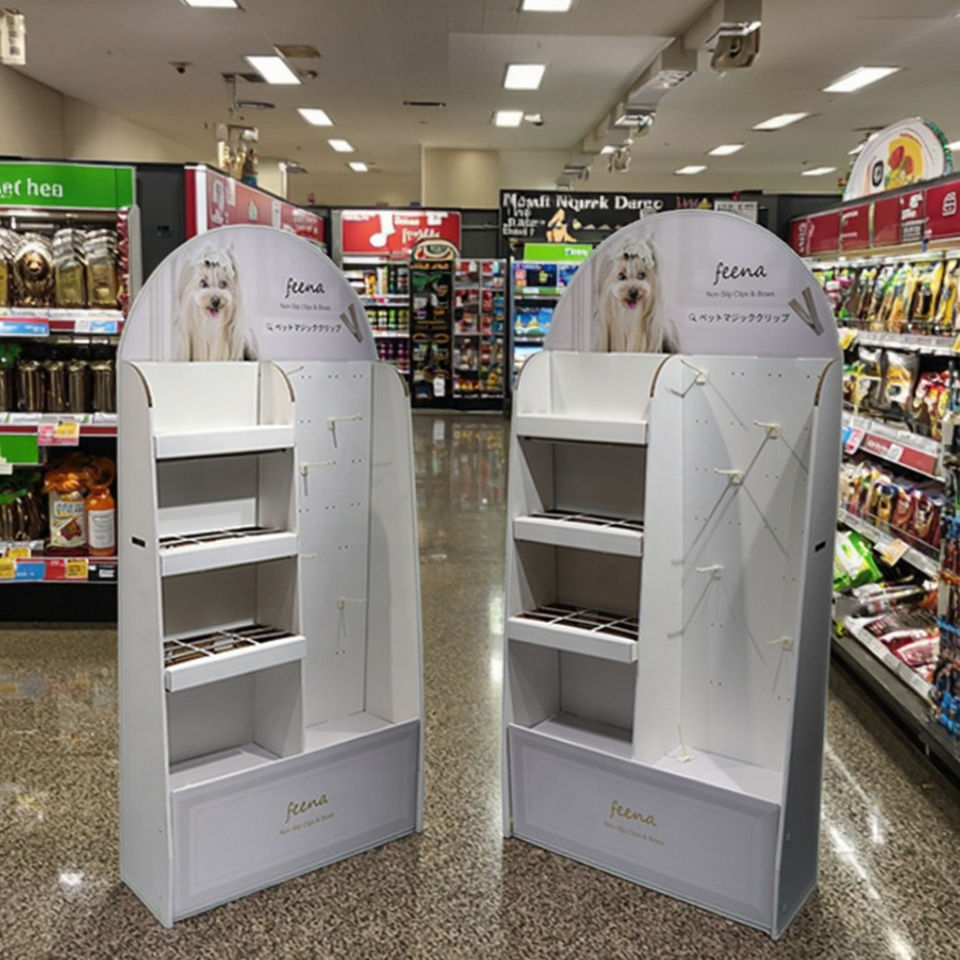 FSC Manufacturer Customized Size Corrugated Cardboard Pet Food Display ...