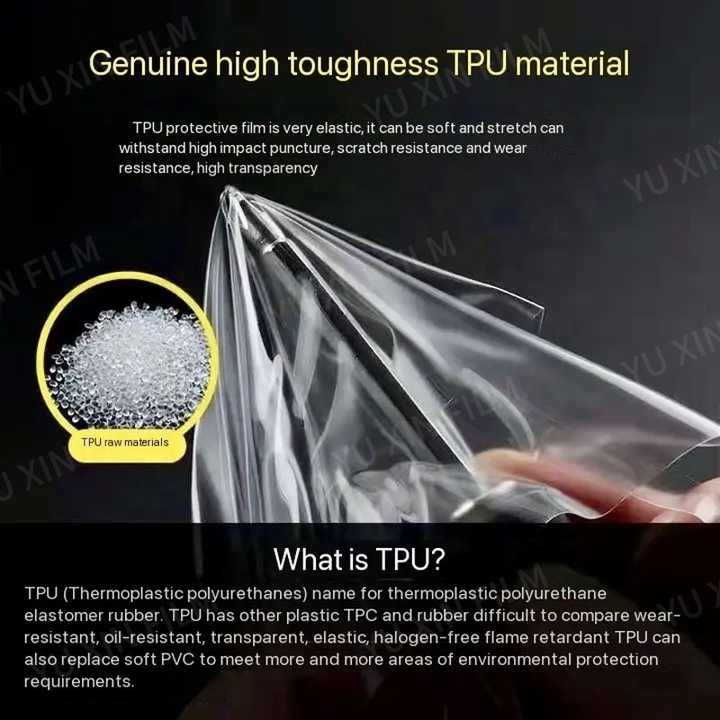 Yuxin High Stretch Transparent Car Ppf Film TPU Car Paint protection PPF Film Self Healing TPU ...