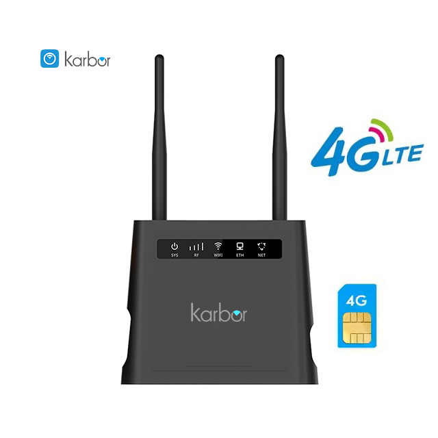 Karbor Wifi Router with SIM Card Slot - Voip & Qos