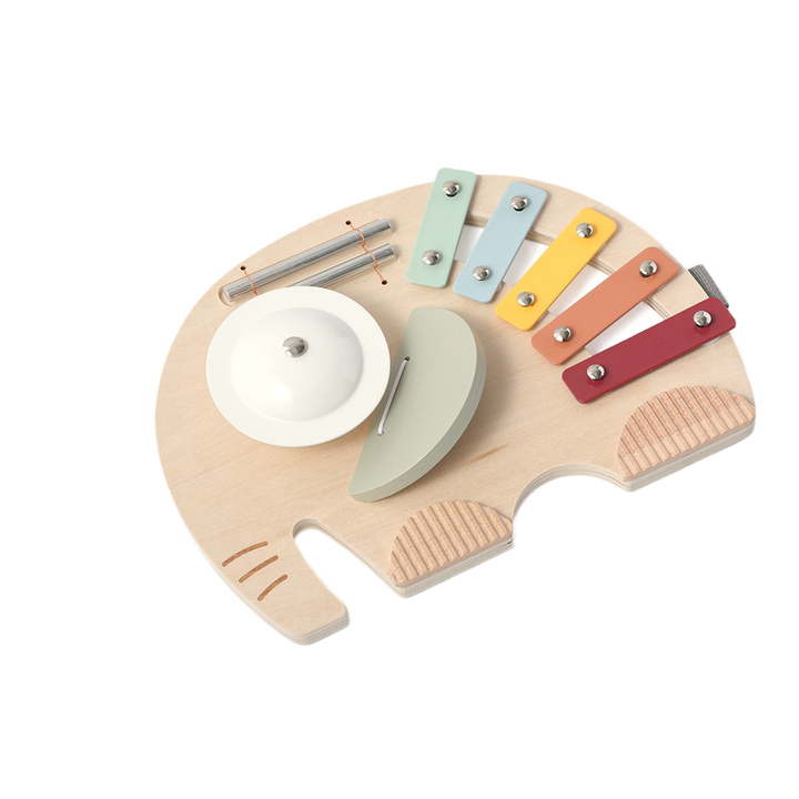 Wooden Elephant Xylophone - Educational Musical Toy
