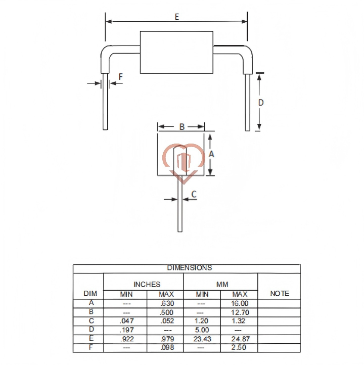 Diodos de Supresión de Voltaje Transitorio Leiditech AK6-030C AK 6000A ...
