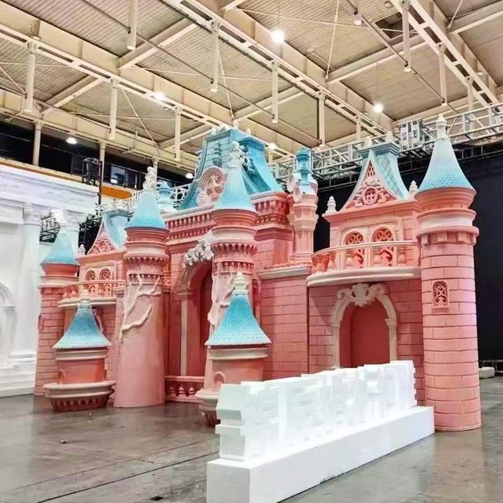Custom Castle Unicorn Birthday Party Carousel Foam Sculptures Polar ...