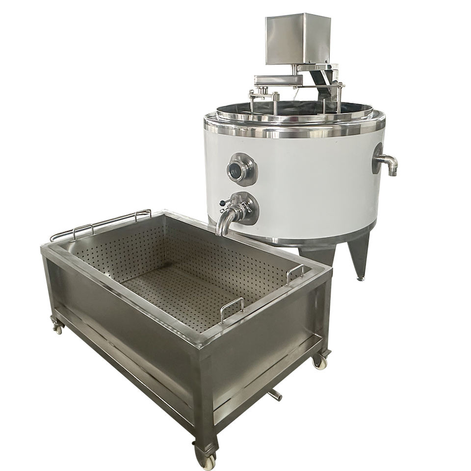 Automatic Small 100L Cheese Making Machine Mozzarella Cheese Vat with ...