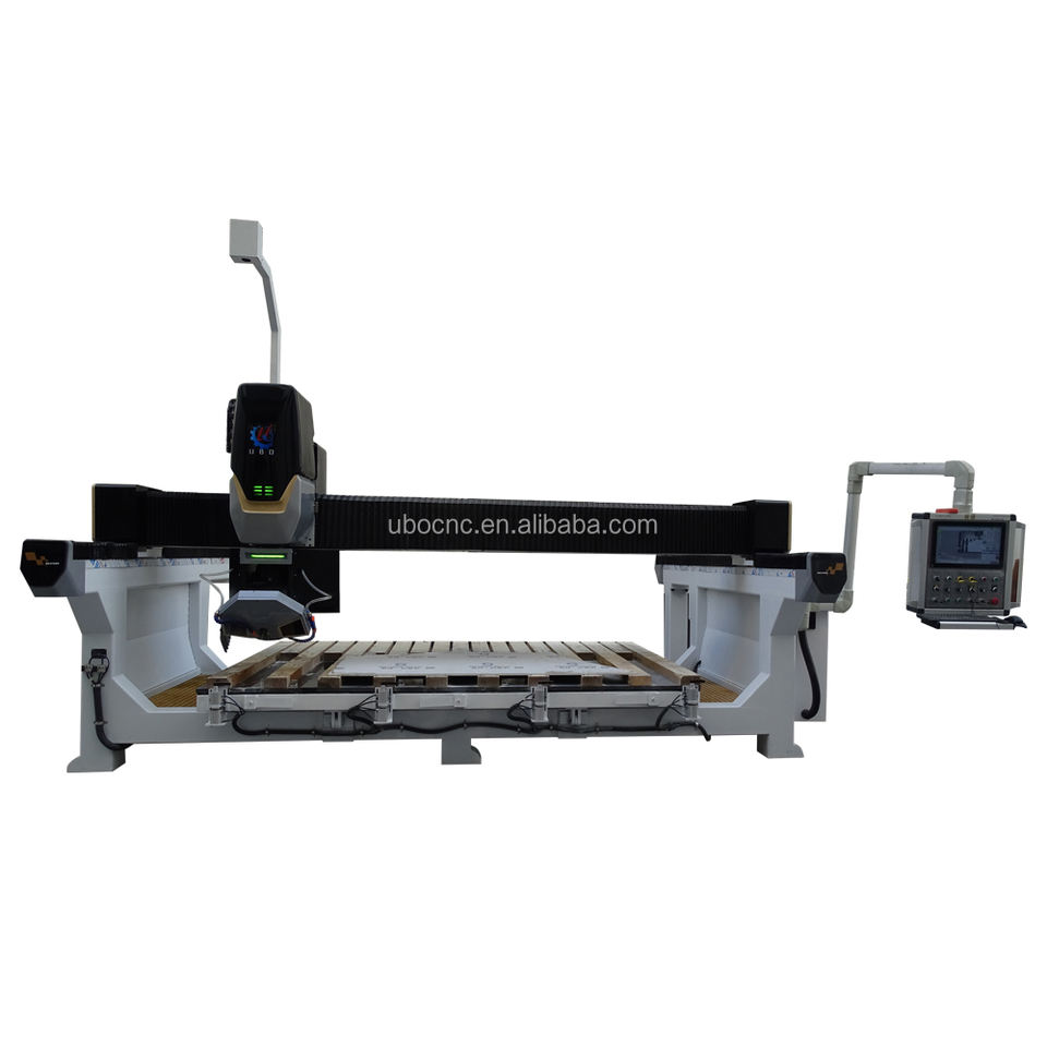 UBO 3220 5-Axis CNC Bridge Saw Router with Servo Motor 15KW Power ...