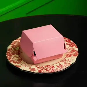 Custom, Trendy Pink Color Burger Box for Packing and Gifts - Alibaba.com