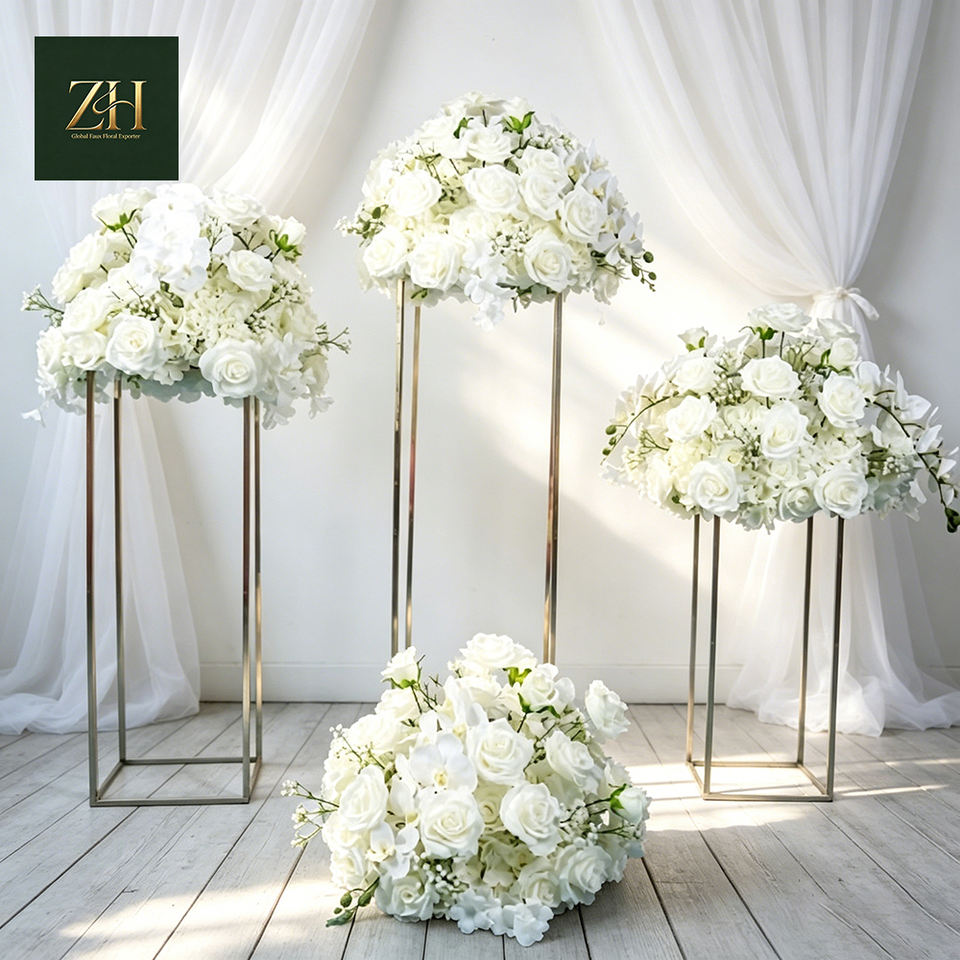 Handmade Durable Pink Flower Ball for Table Centerpiece Decoration of ...