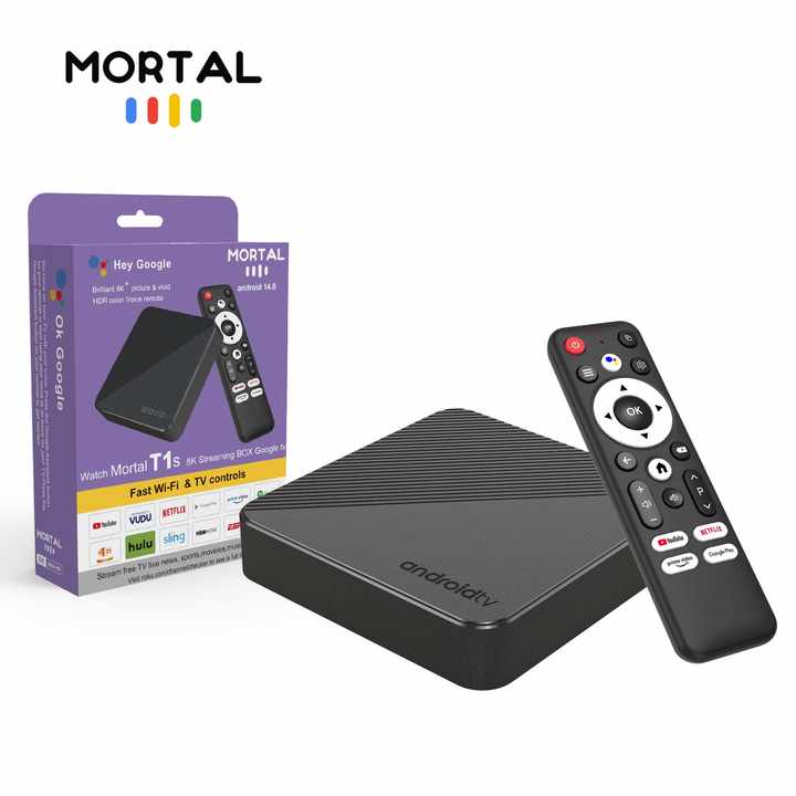 Mortal T1S Android 14 Smart TV Box - Allwinner H313, WiFi 6, 4K HDR ...