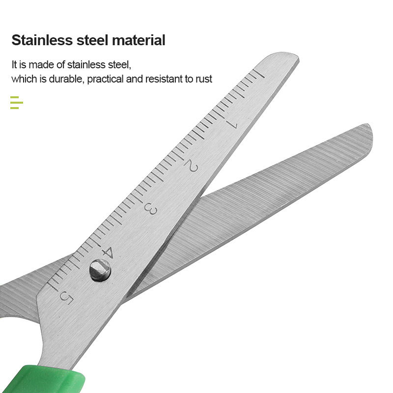 Ruler with Markings Scissors Office Scissors Student DIY Handcraft ...