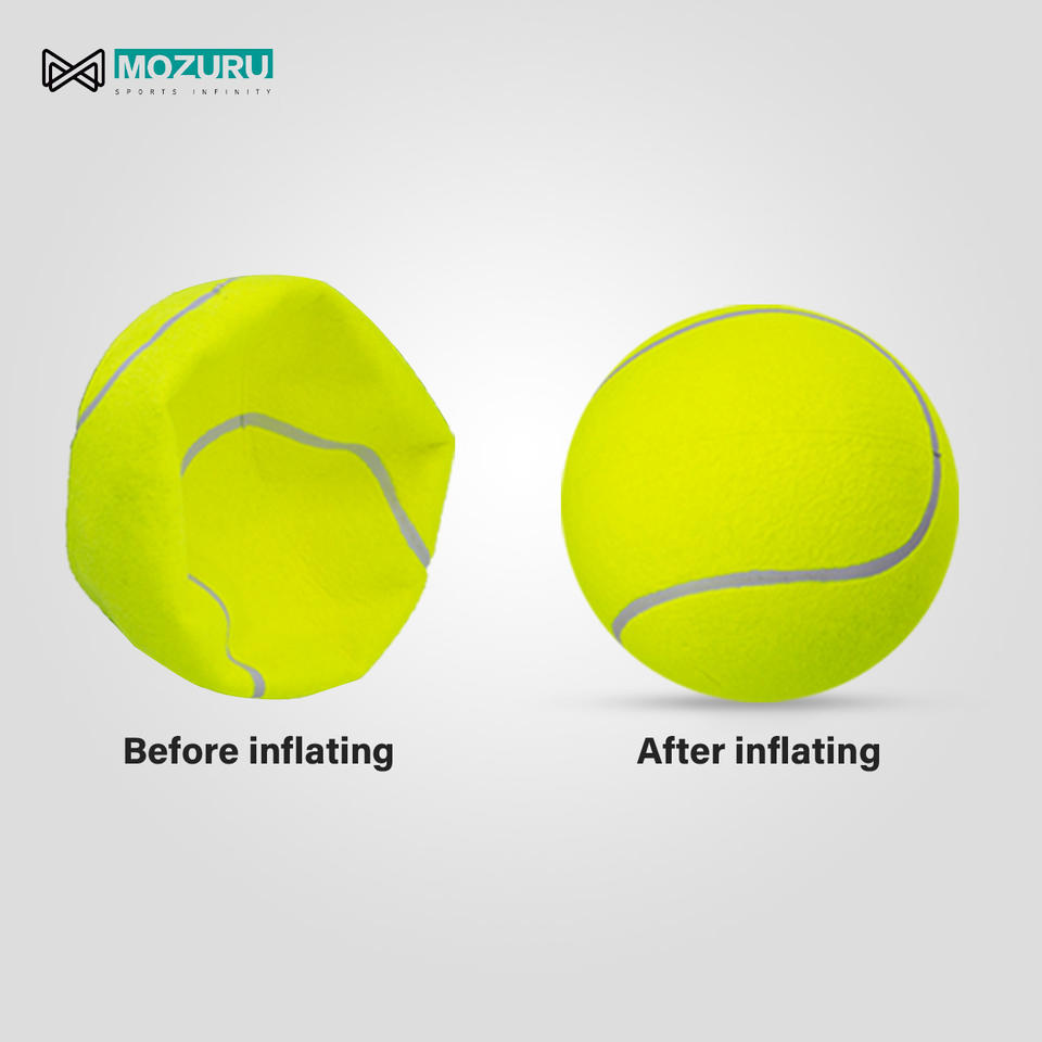 MOZURU Signature 8 Inches Customized Jumbo Tennis Ball Large Signature ...