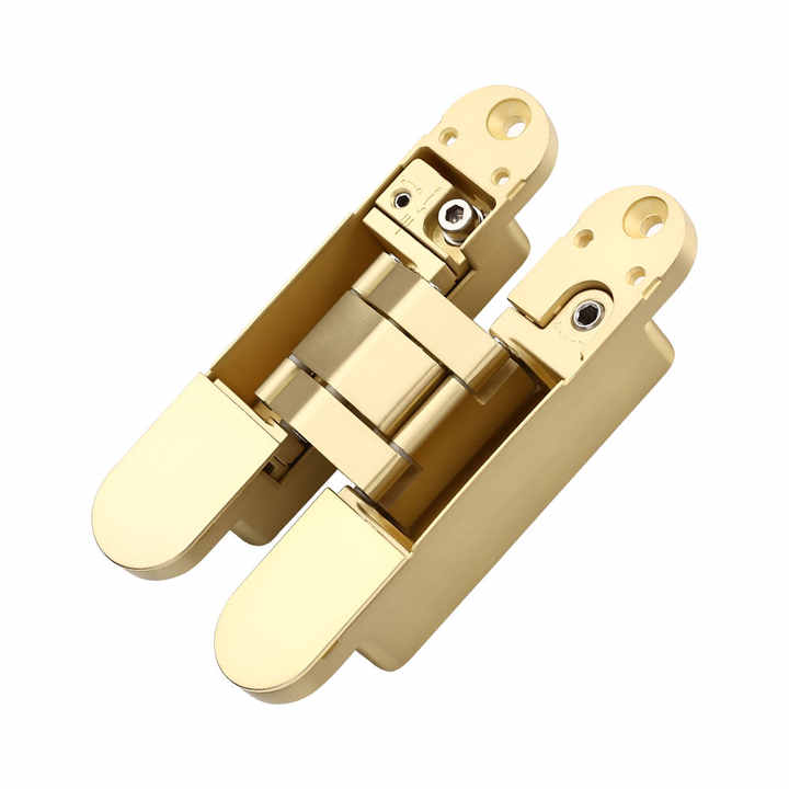 Wooden Door Invisible Hinges 3d Zinc Alloy Adjustable Hidden Door ...