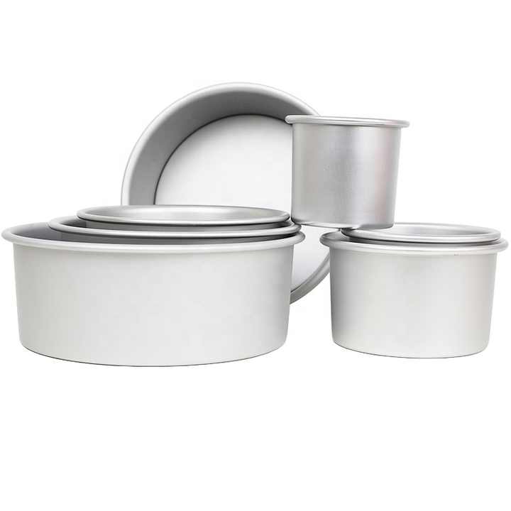 Commercial Bakeware 4/5/6/7/8/9/10/12 Inches Anodized Aluminum Round ...