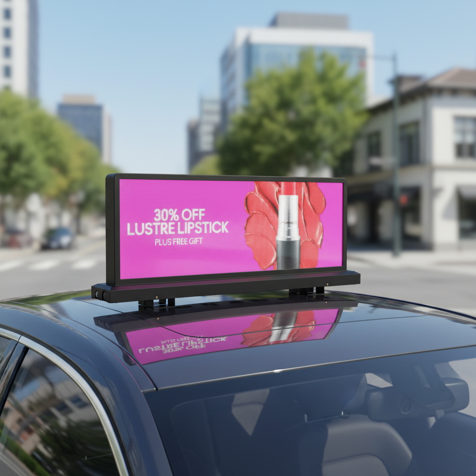 P2.5 Taxi Top LED Screen Digital Sign Advertising for Outdoor WIFI ...