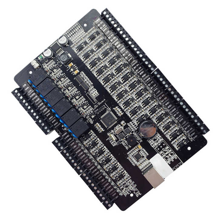 TCP/IP Four Door Access Controller with Fire Alarm Port and Burglar ...