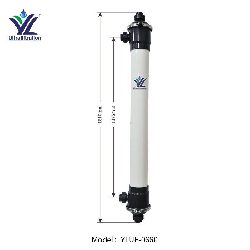 High Permeate Flux PVDF UF Membrane Water Filter 6 Inch Strong Chemical ...