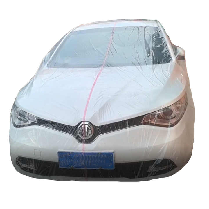 Universal Transparent Disposable Waterproof PE Car Cover Full SUV Dust ...