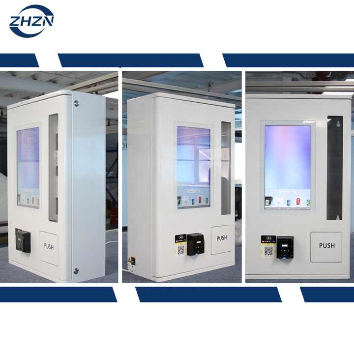 21.5 Inch Touch Screen Custom Wall Mounted Vending Machine Card Reader ...