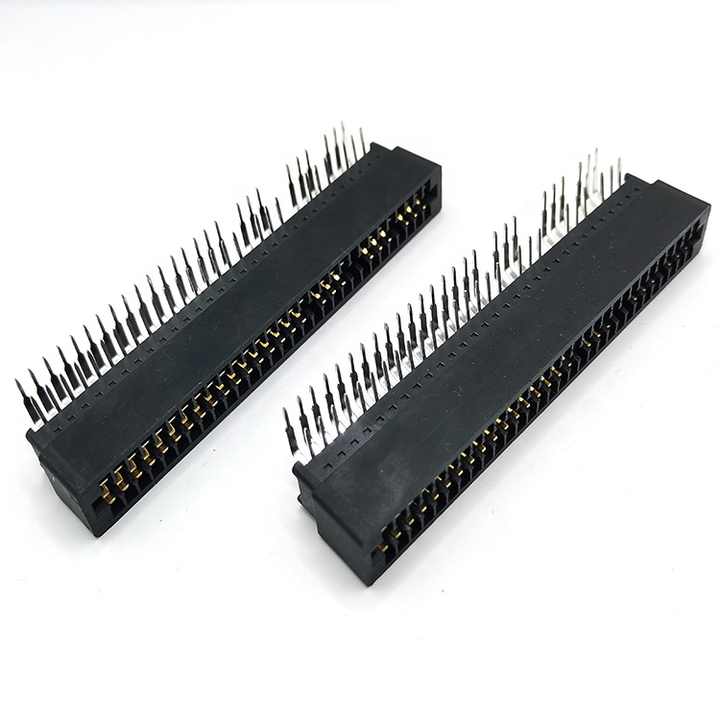 2.54mm Pitch PCB Card Edge Connector Right Angle 2*30P 60 Position for Sale