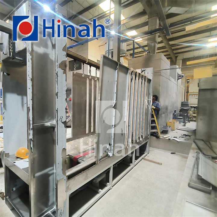 5 Stages Spray Phosphating Pretreatment System Customized Length and ...