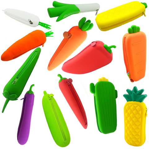 Customizable Silicone Pencil Case - Eco-Friendly & Durable