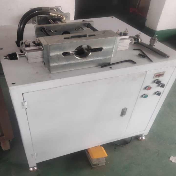 Corrugated Exhaust Gas Pipe Flattening Head Press Machine for Water ...
