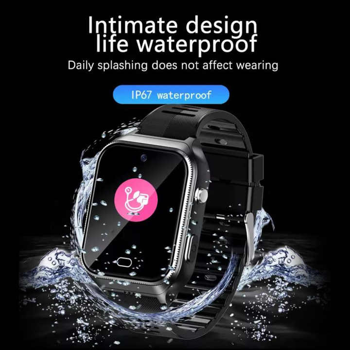 4G Elderly Health Smartwatch Fall Alarm Precision With GPS WiFi ...