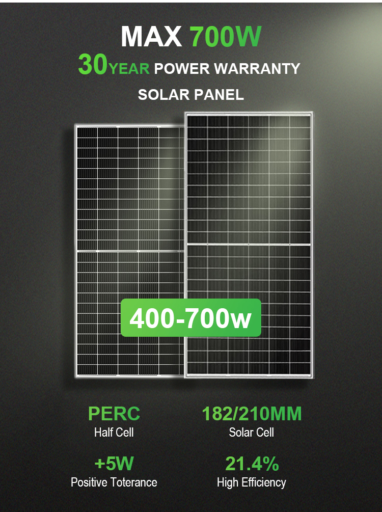 MonocryStalline 280W 320W 340W 440 540w 550w 600w Watt Solar Panel - Spuntree Power