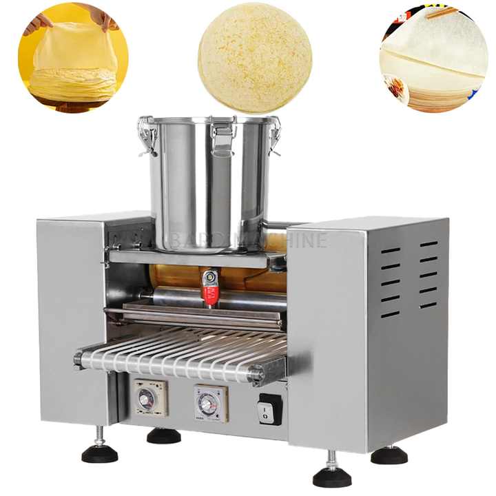 Thousand Layer Cake Crust Pancake Skin Board Crepe Making Maker Machine ...